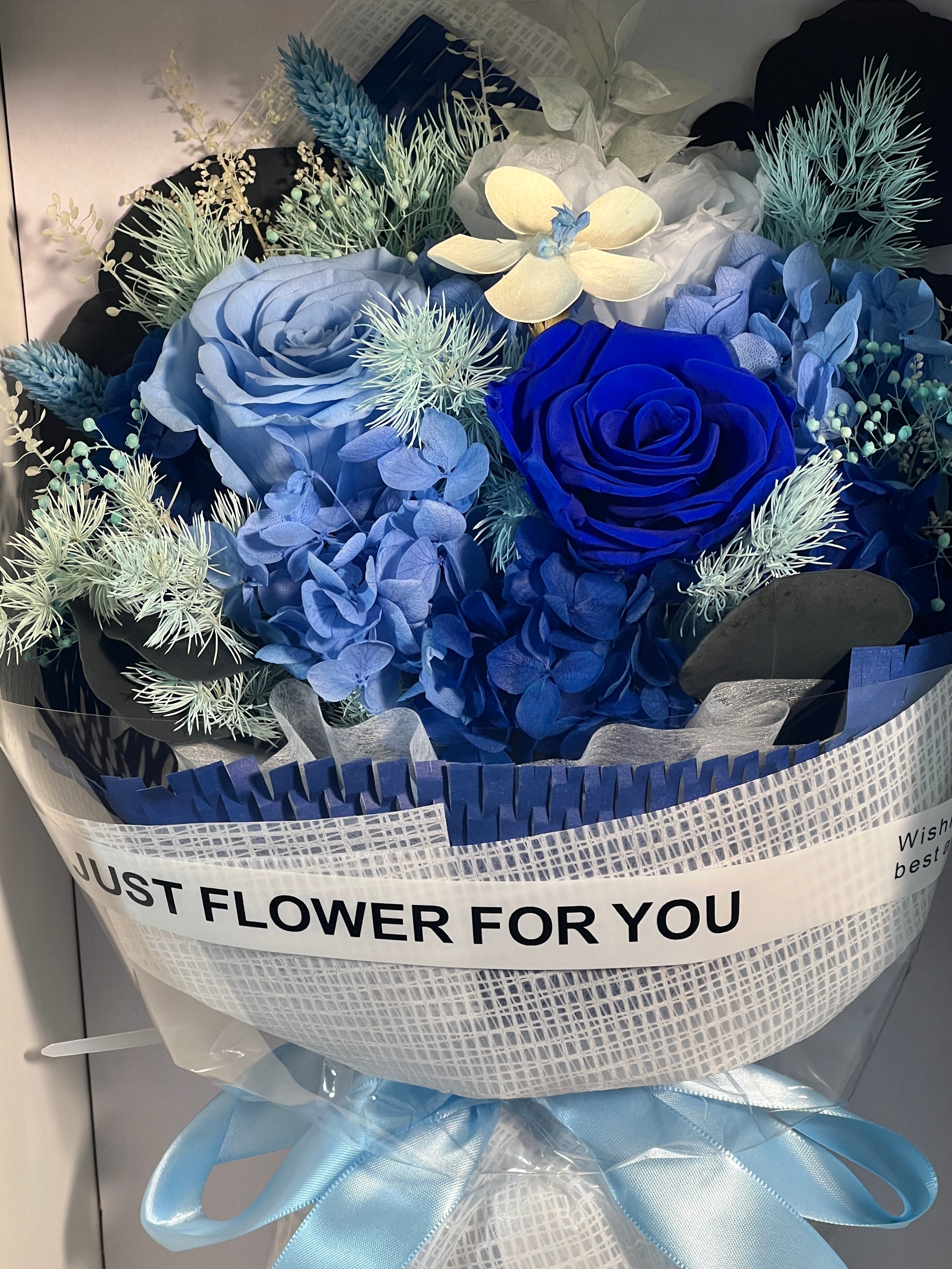 Medium Flower Bouquet - Ocean Waves – Flowers Of The Flock