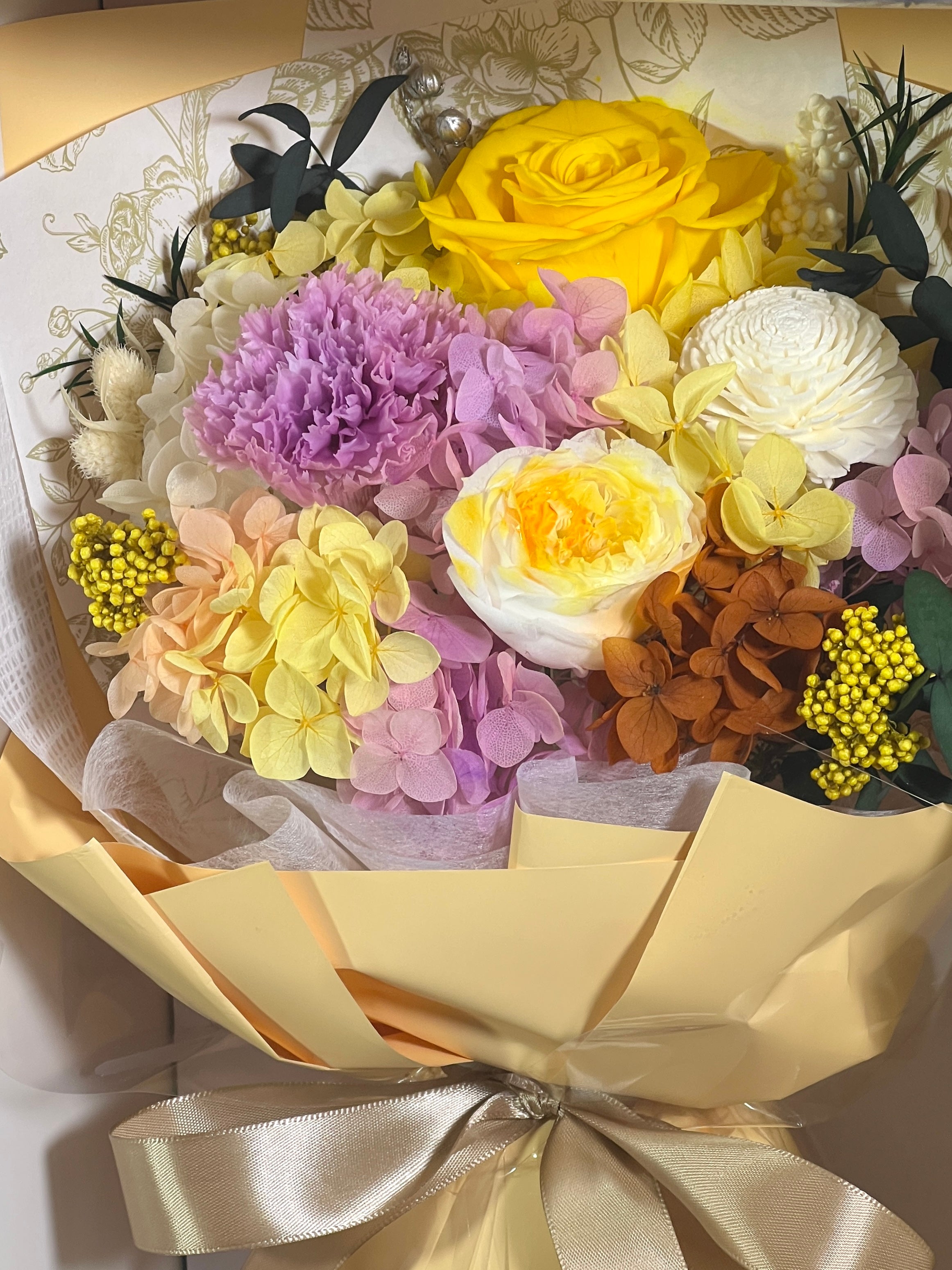 Medium Flower Bouquet - Rapunzel’s Charm – Flowers Of The Flock